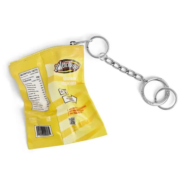Balenciaga Charm/ Keychain Chips - Yellow