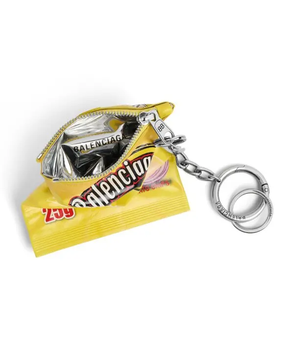 Balenciaga Charm/ Keychain Chips - Yellow