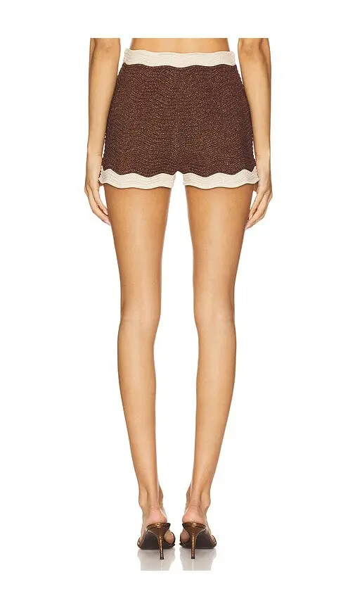 Retrofete Kait Knit Short With Metallic Fibers
