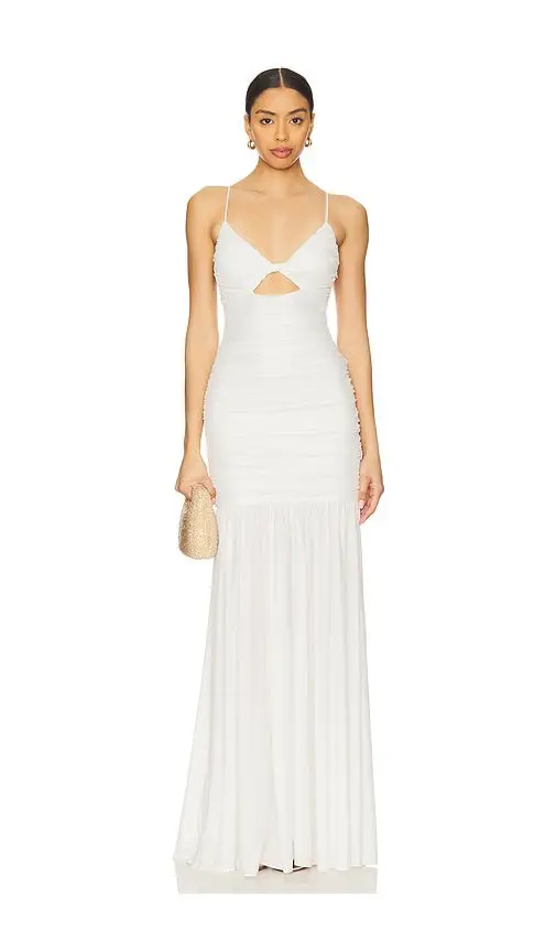 Retrofete Bristol Mesh Dress - White