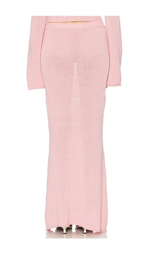 SEROYA Kora Maxi Skirt - Blush