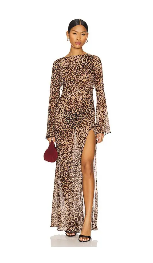 CAMILA COELHO Janiero Maxi Dress - Brown