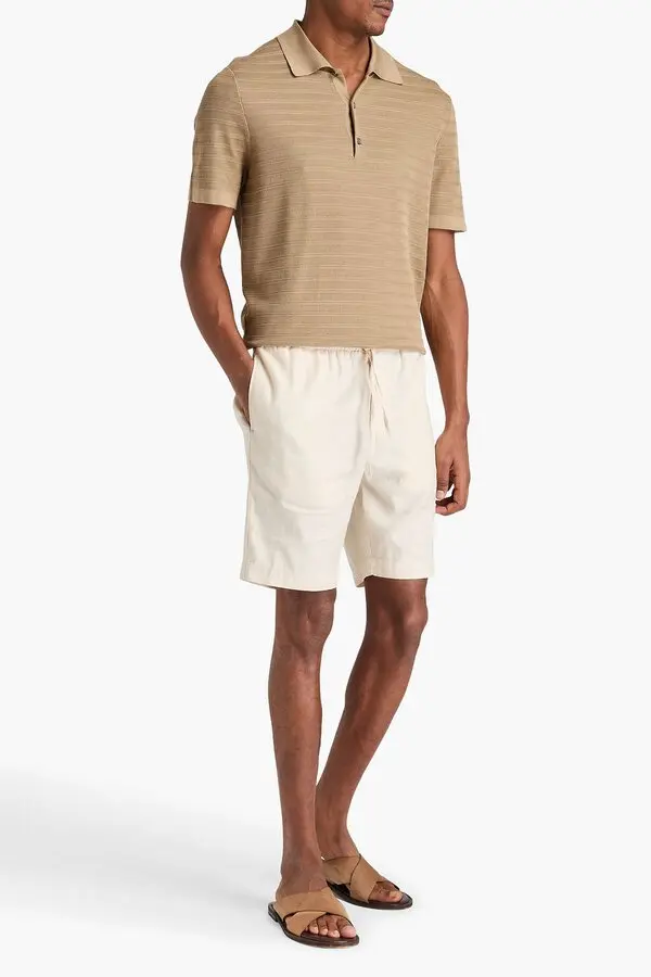 Frescobol Carioca Felipe Linen-cotton Blend Chino Shorts