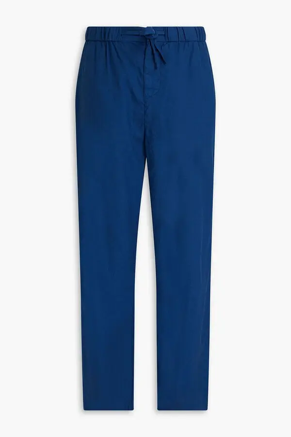 Frescobol Carioca Rocha Linen-blend Pants - Navy