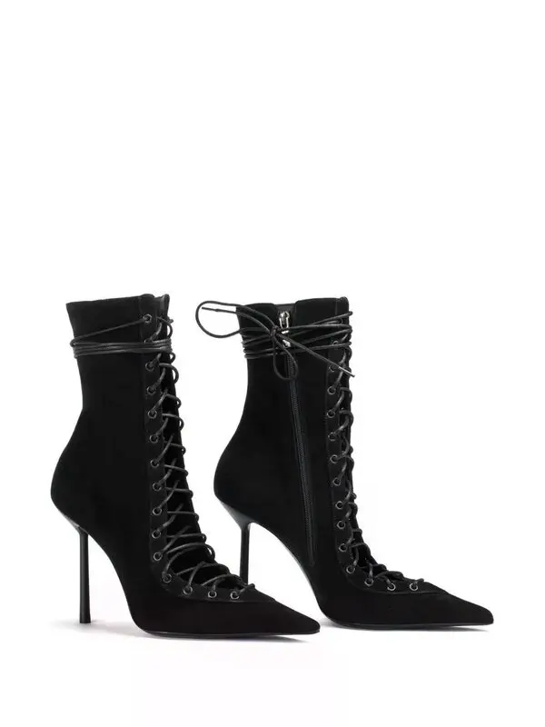 LE SILLA 100mm Colette Ankle Boots - Black