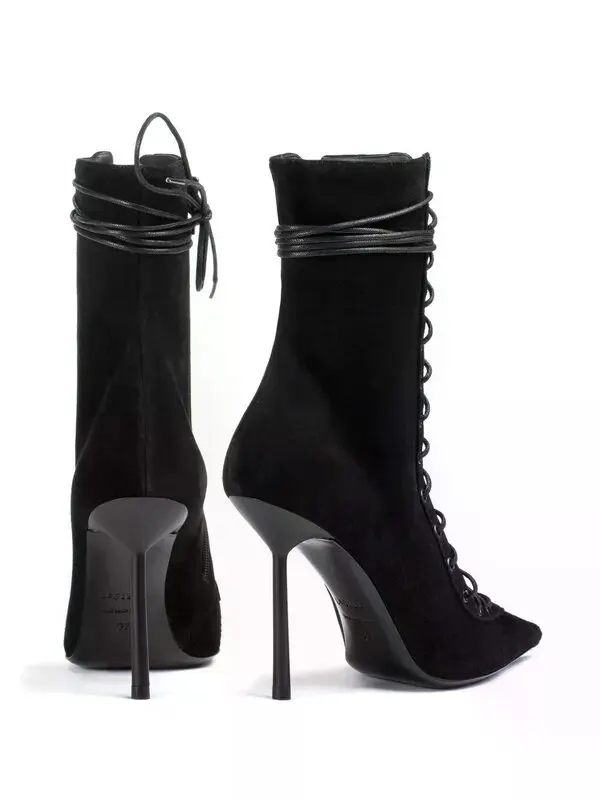 LE SILLA 100mm Colette Ankle Boots - Black