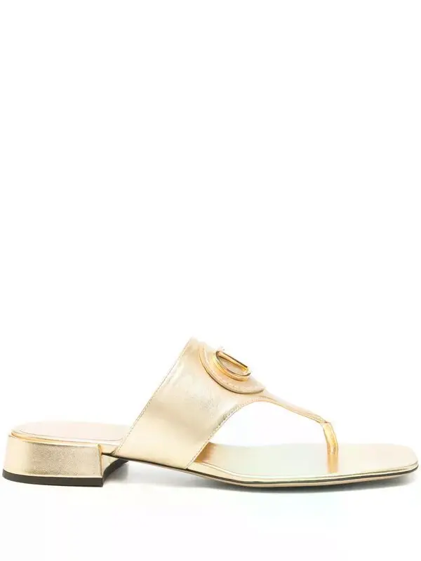 Valentino Garavani Vlogo Leather Sandals