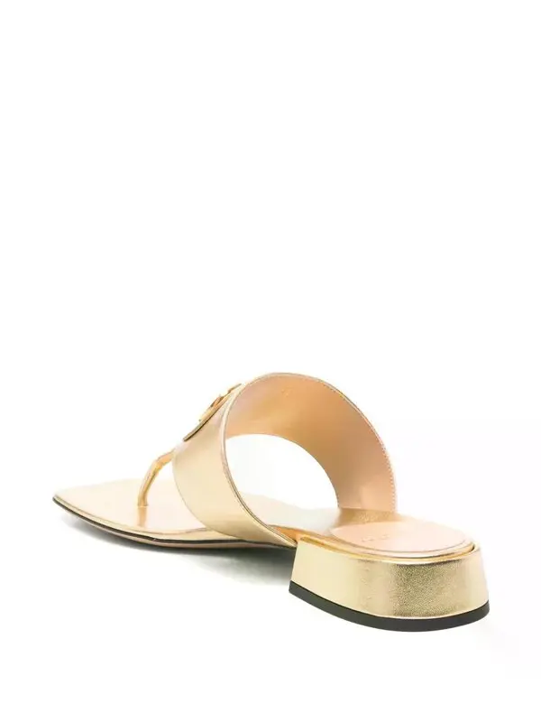 Valentino Garavani Vlogo Leather Sandals