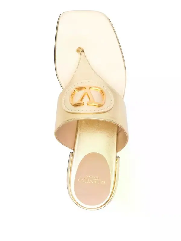 Valentino Garavani Vlogo Leather Sandals