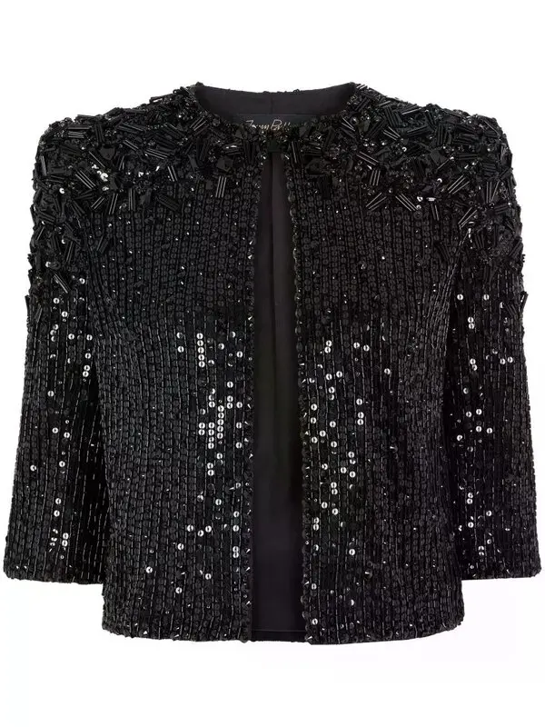 Jenny Packham Gaia Jacket - Black