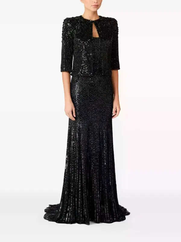 Jenny Packham Gaia Jacket - Black