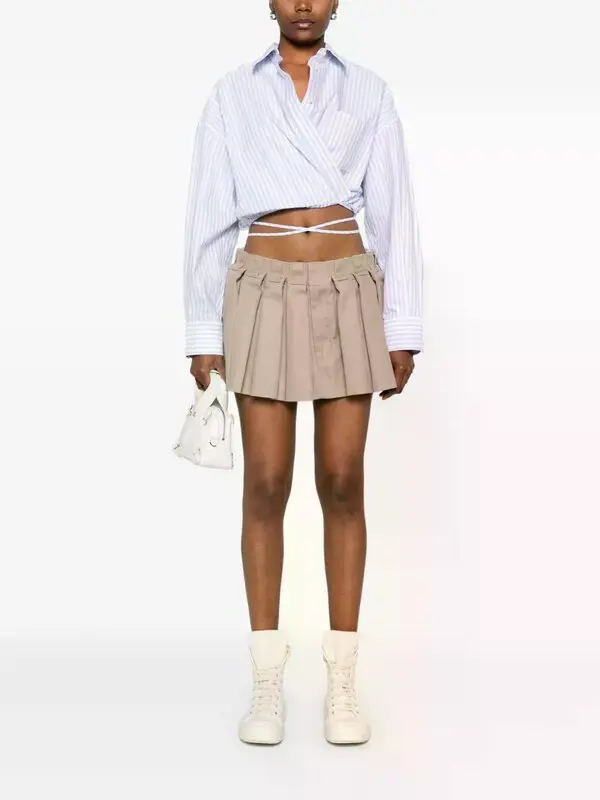 Alexander Wang Pleated Miniskirt