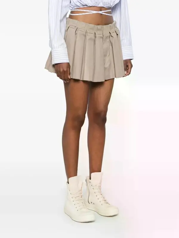 Alexander Wang Pleated Miniskirt