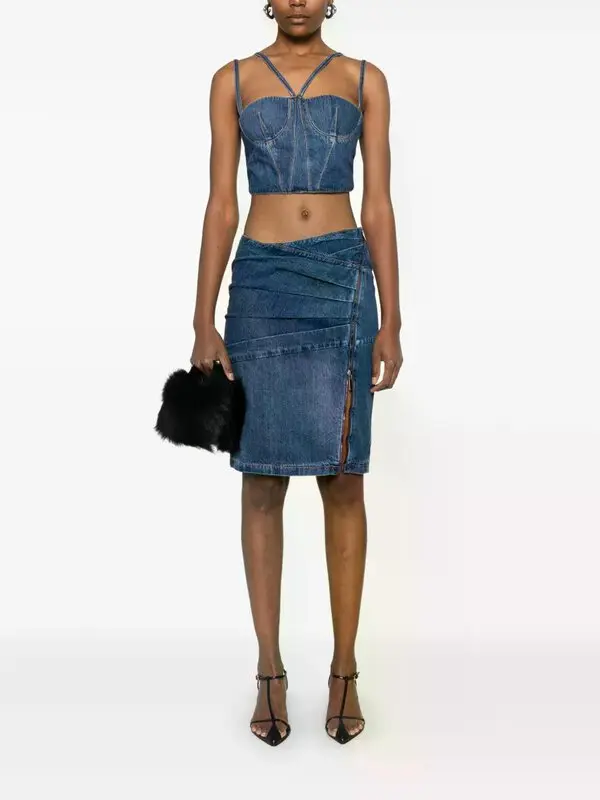 NENSI DOJAKA Livia Mini Skirt - Blue