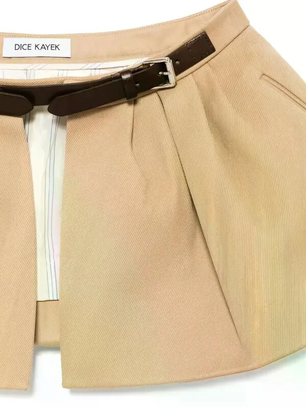 Dice Kayek Structured Skirt With Belt