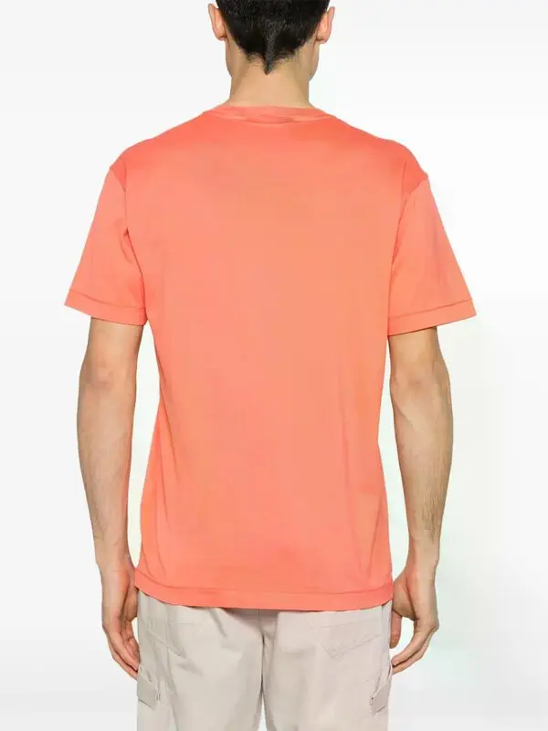 Stone Island Cotton Jersey T-shirt - Orange