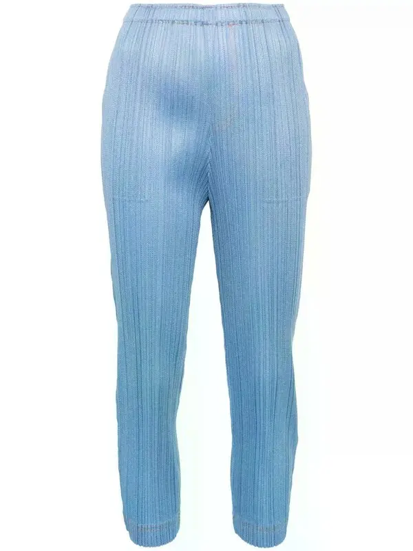 Issey Miyake Denim-like Trousers - Blue