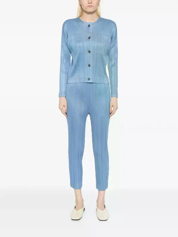 Issey Miyake Denim-like Trousers - Blue