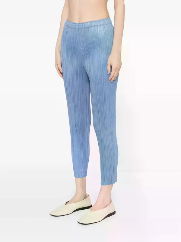 Issey Miyake Denim-like Trousers - Blue