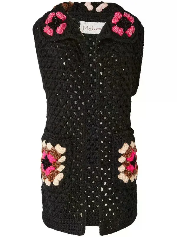 MATIMI Molly Crochet-knit Vest