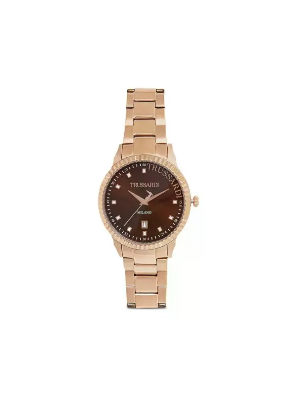 TRUSSARDI 43mm Bracelet Watch - Pink