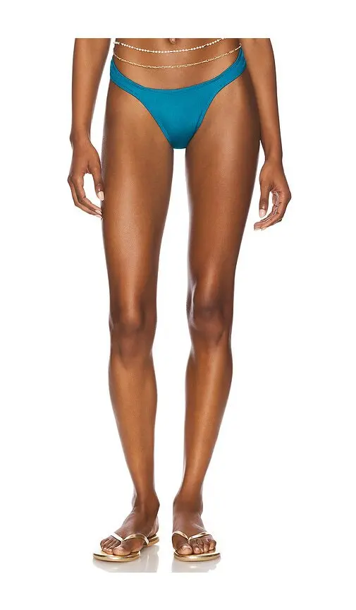 SOMMER SWIM Zita Bikini Bottom - Blue Fondale