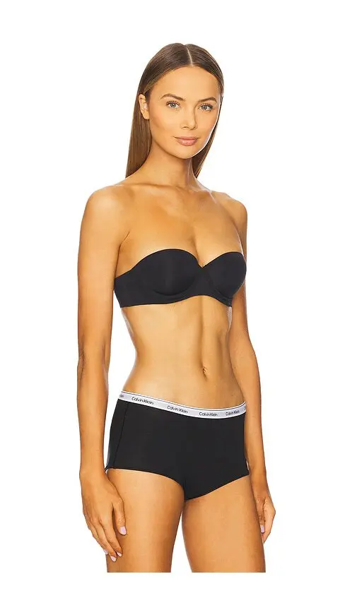 Calvin Klein Strapless Capsule Push Up Bra - Black