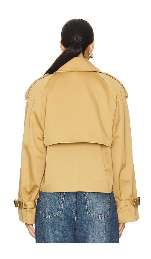 IVY OAK Jessica Cropped Trench Coat