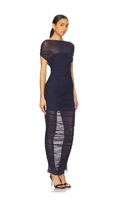 SEROYA Noel Midi Dress - Sapphire