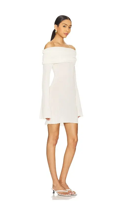 SEROYA Galli Mini Dress - Eggshell
