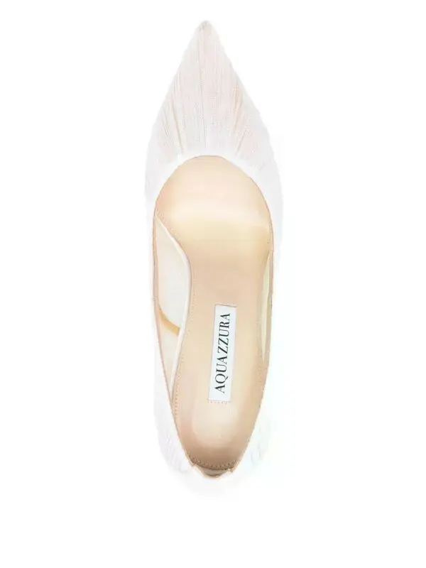 AQUAZZURA 105mm Voile Pumps - White