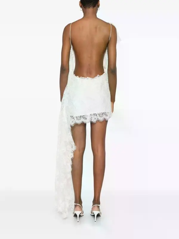 Christopher Esber Floating Lace Mini Dress - White | Editorialist