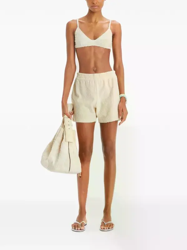 Tory Burch Logo Jacquard Thigh-length Shorts