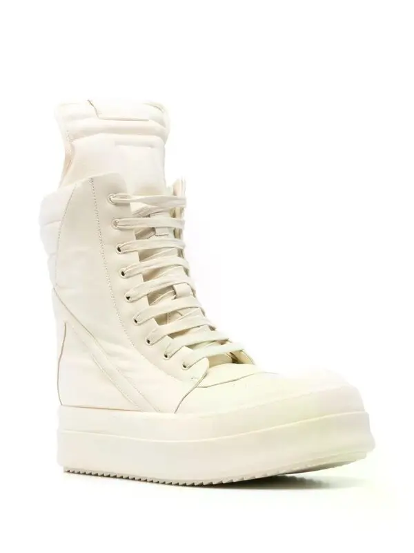 Rick Owens Mega Geobasket Sneakers - Neutrals