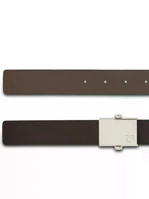 FERRAGAMO Reversible Leather Belt