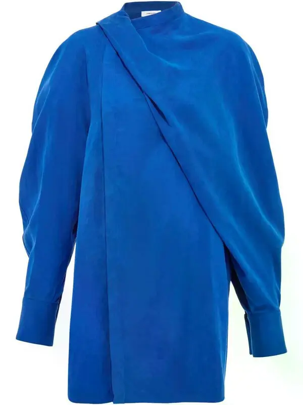 FERRAGAMO Asymmetric Shirt - Blue