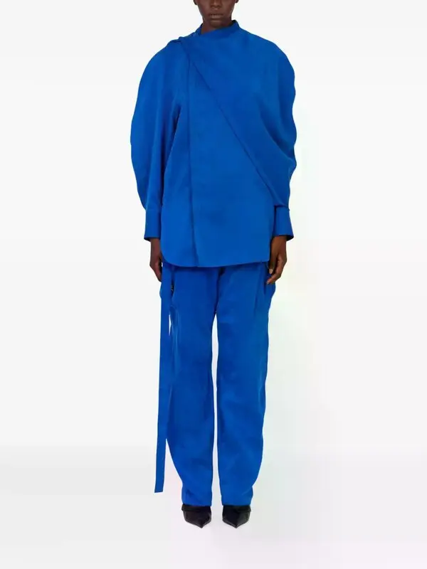 asymmetric shirt