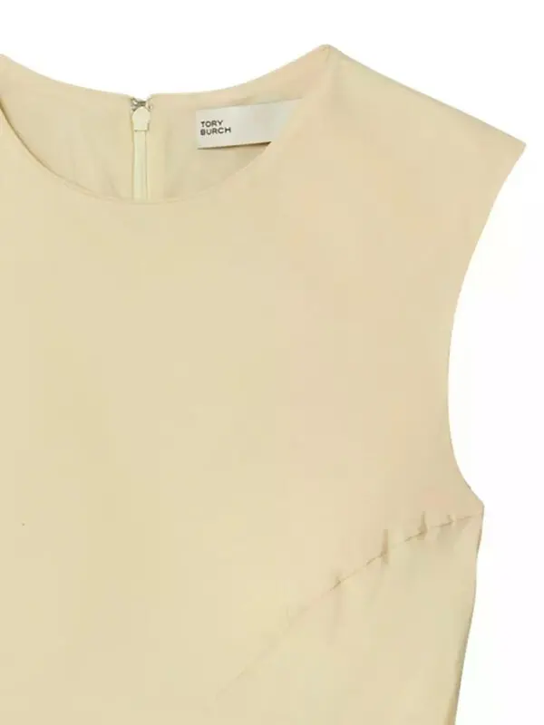 Tory Burch Flared Midi Dress - Neutrals