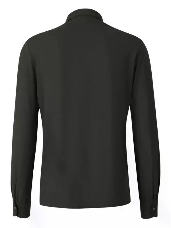 ZANONE Cotton Shirt - Green