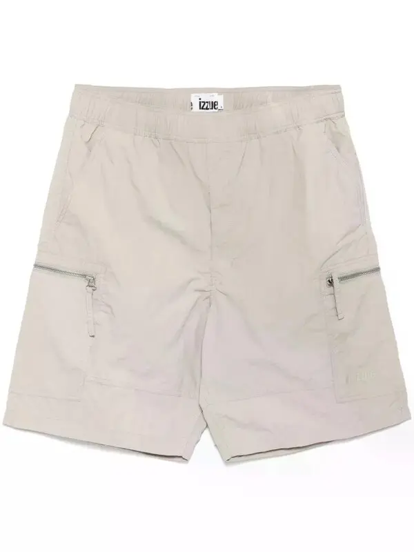 Izzue Drawstring Cargo Shorts - Neutrals