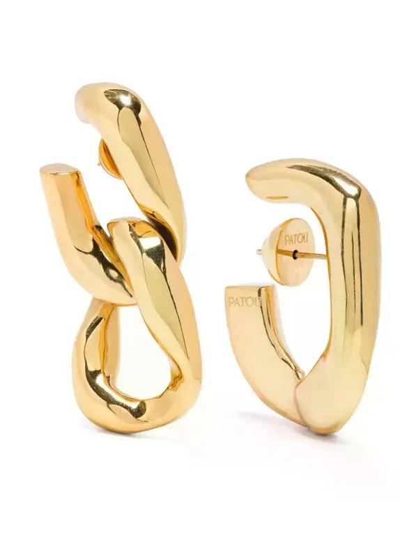 Patou Asymmetric Drop Earrings
