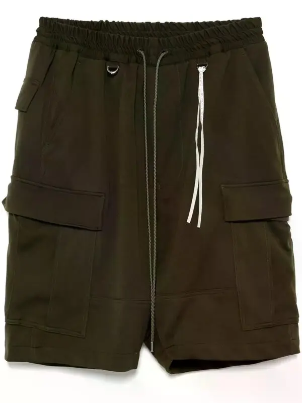 MASTERMIND WORLD Drawstring Cargo Shorts - Green