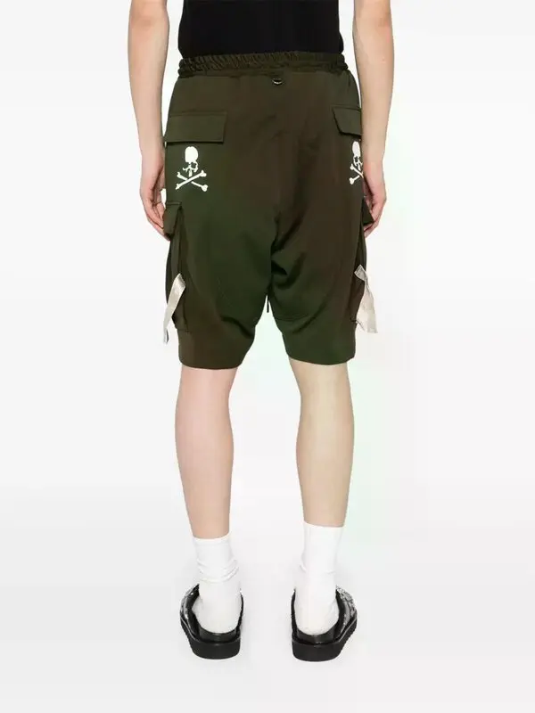 MASTERMIND WORLD Drawstring Cargo Shorts - Green