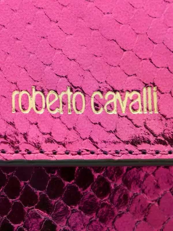 Roberto Cavalli Leather Wallet - Pink