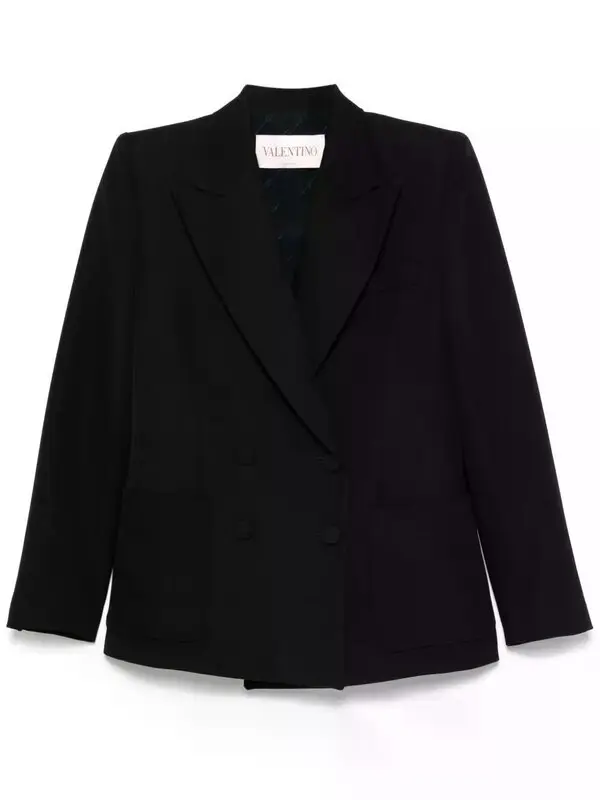 Valentino Garavani Virgin-wool Double-breasted Blazer