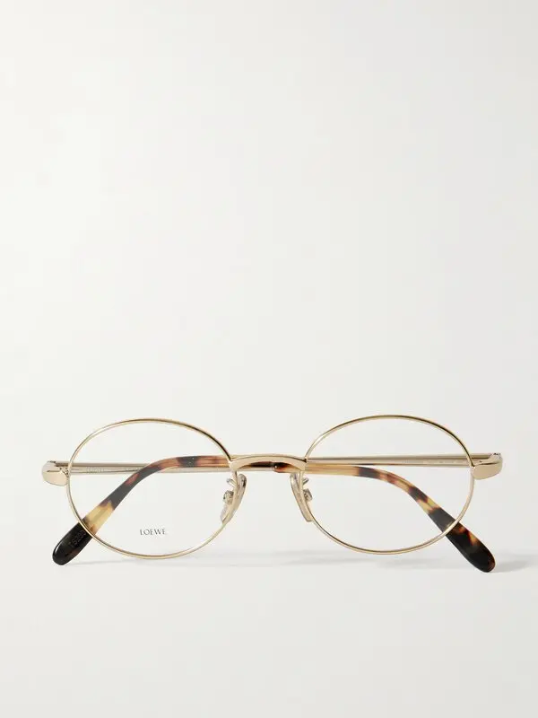 Loewe Tone Round Frame Optical Glasses - Gold