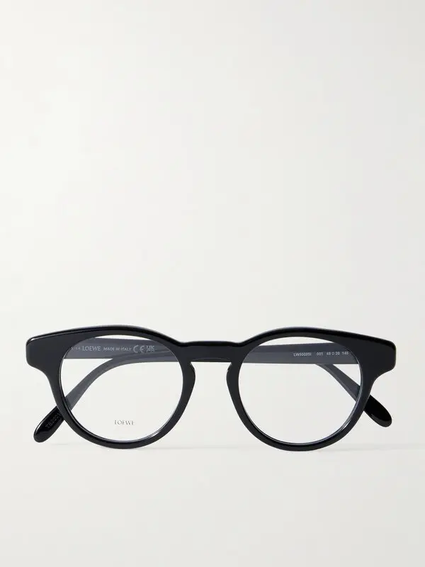 Loewe Round-frame Optical Glasses - Black