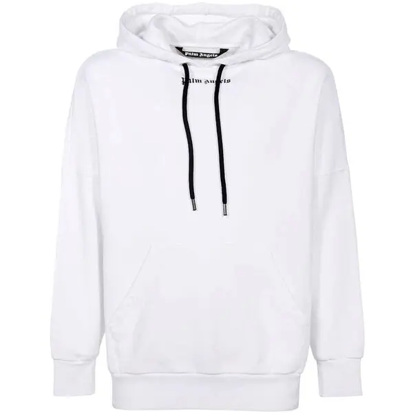 Palm Angels Classic Logo Oversized Hoodie - White