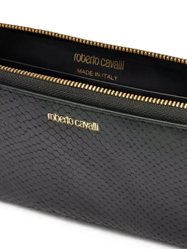 Roberto Cavalli Leather Wallet - Black