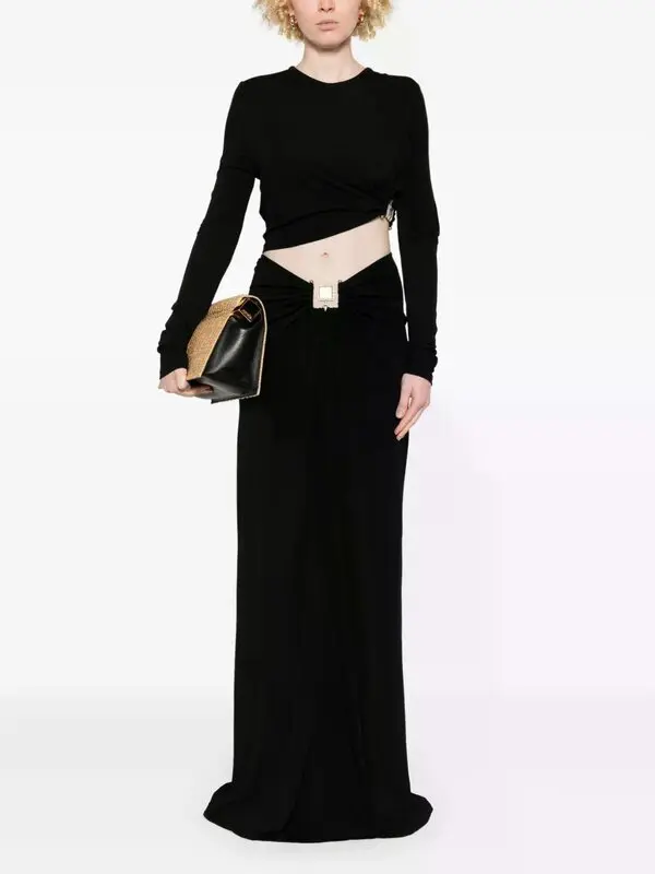 Christopher Esber Bezel-quartz Maxi Skirt